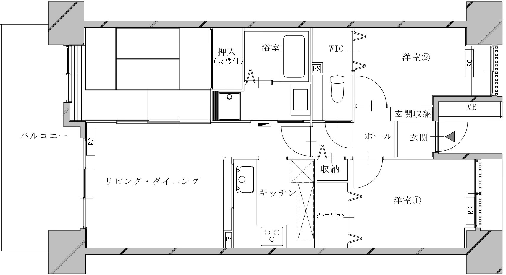 2LDK・約75㎡マンションのリフォーム情報｜マンションリフォーム情報